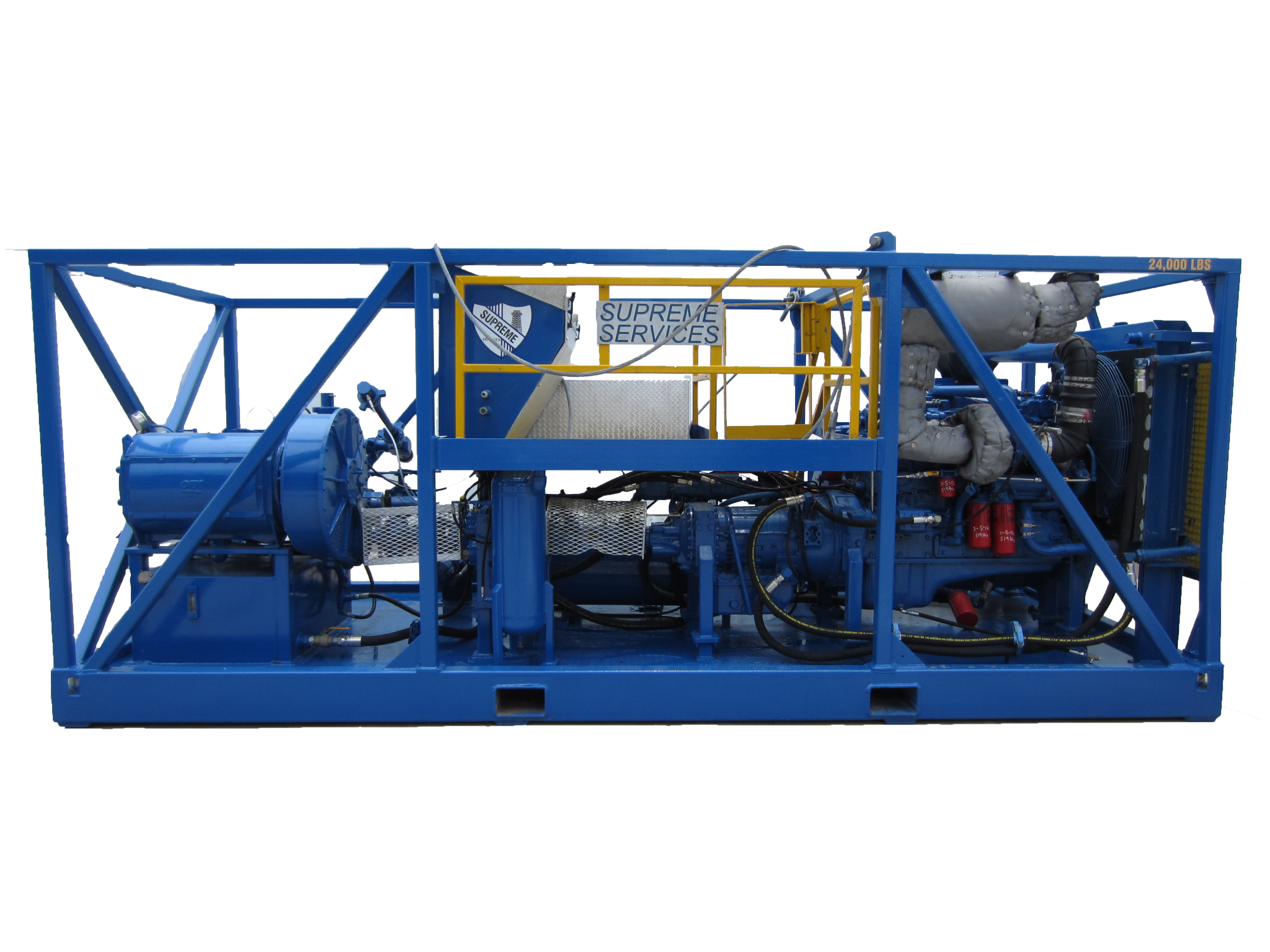 350 H.P. Triplex Coiled Tubing Support Pump – Supreme Services